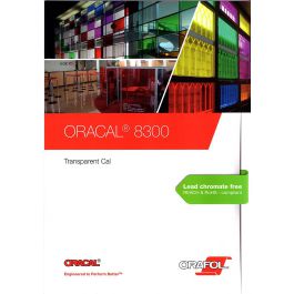 Oracal 8300 Transparent Cal Series 63cm | Signfilm