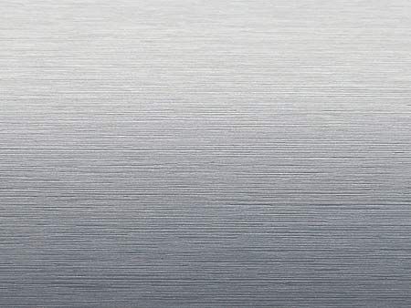 brushed aluminium effect